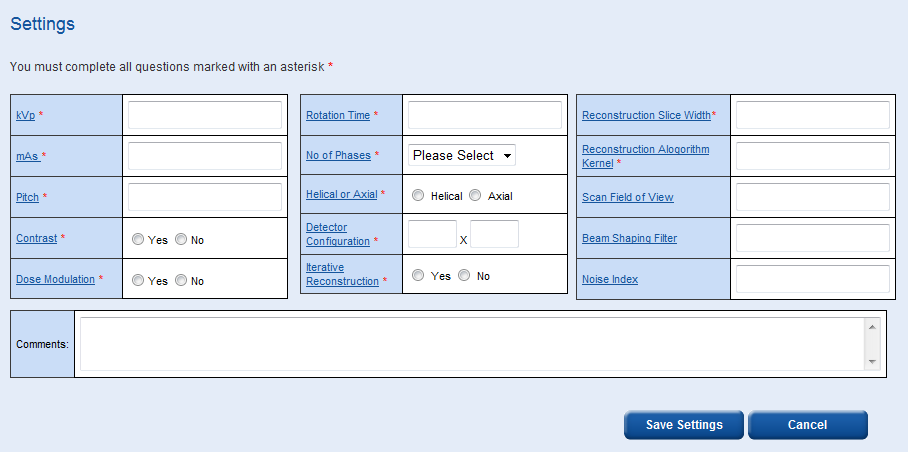 Before you enter data | ARPANSA